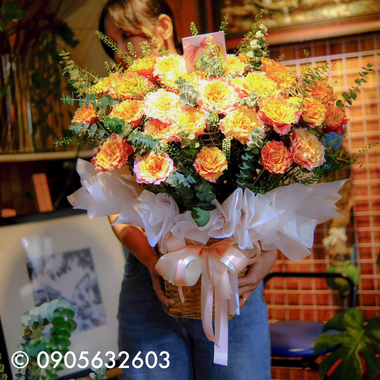 Flower Basket | Anh Khoa Flower Shop